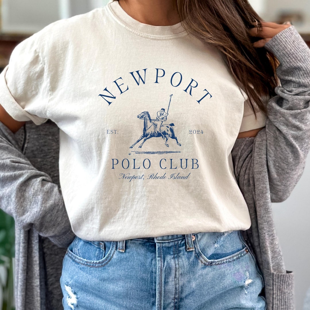 Rhode Island Polo Club Old Money T Shirt Retro Sports Shirt Newport ...