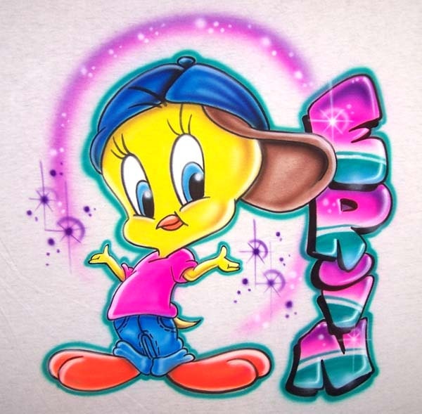 Drawings Of Gangster Tweety Bird