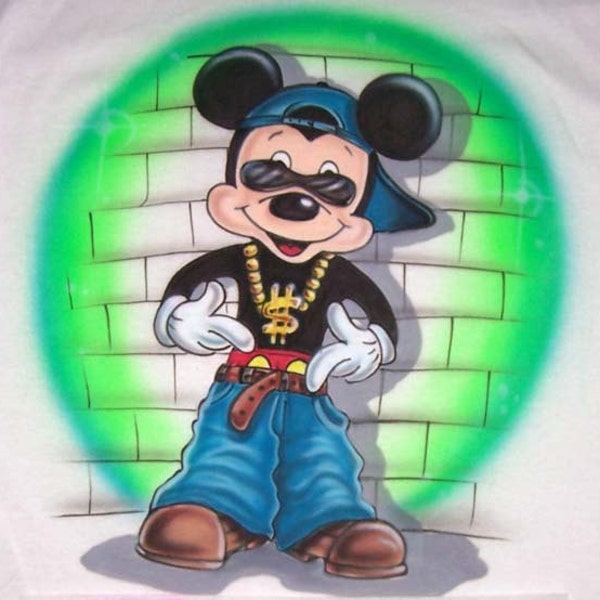 Mickey Mouse Gangsta - Etsy