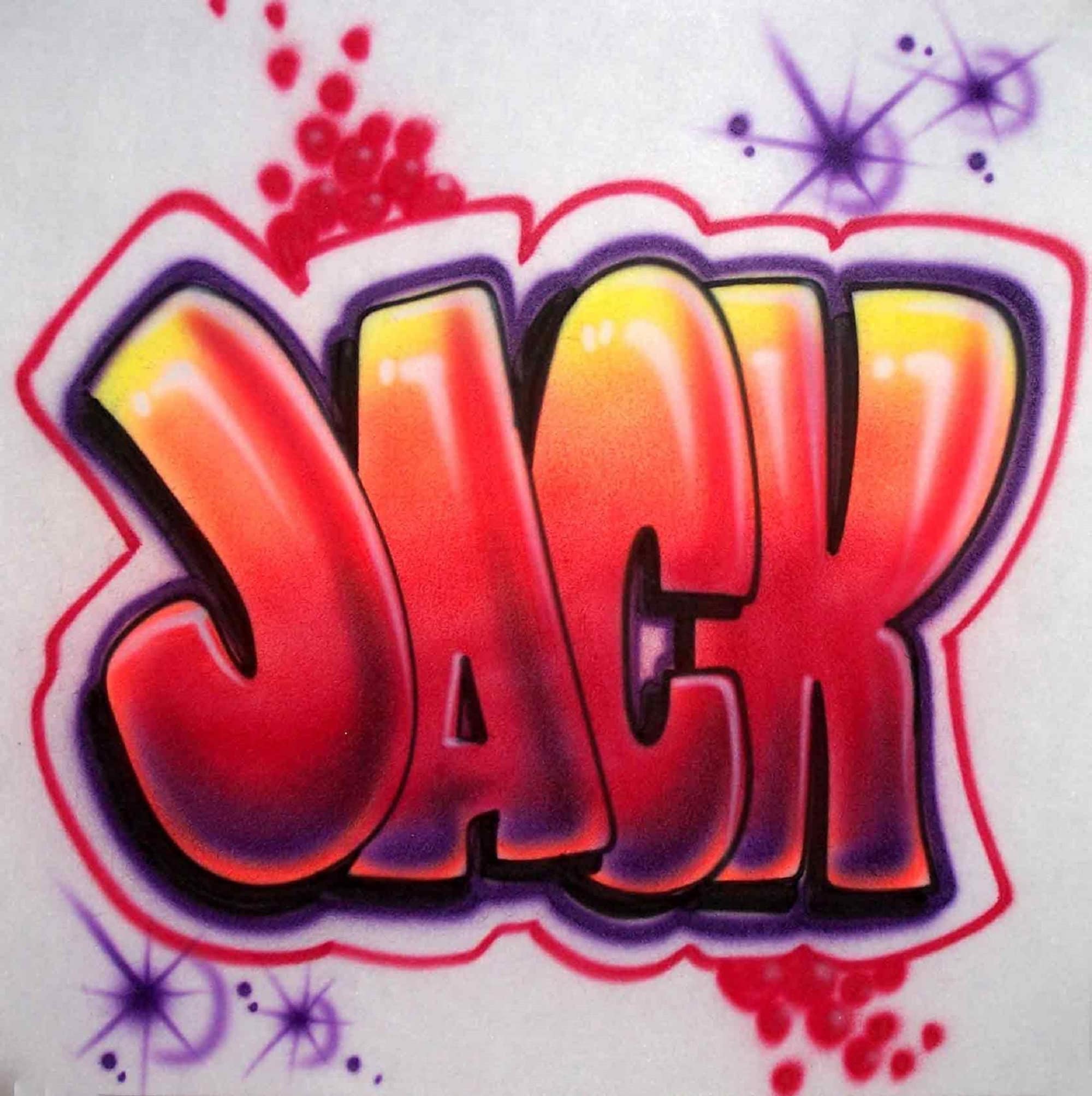 Jack Name In Graffiti