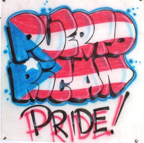 Puerto Rico Flag Graffiti