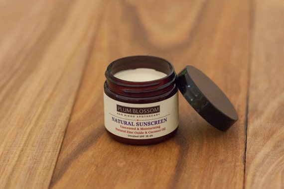 2 oz NATURAL SUNSCREEN Broad Spectrum Raspberry Seed Oil | Etsy