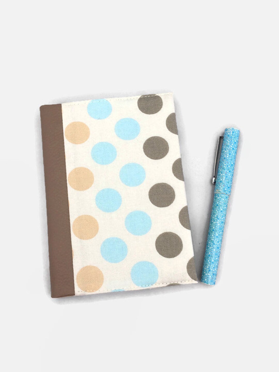 Spotty Fabric A6 Note Book Cover, Dot Fabric Covered Note Book - Etsy