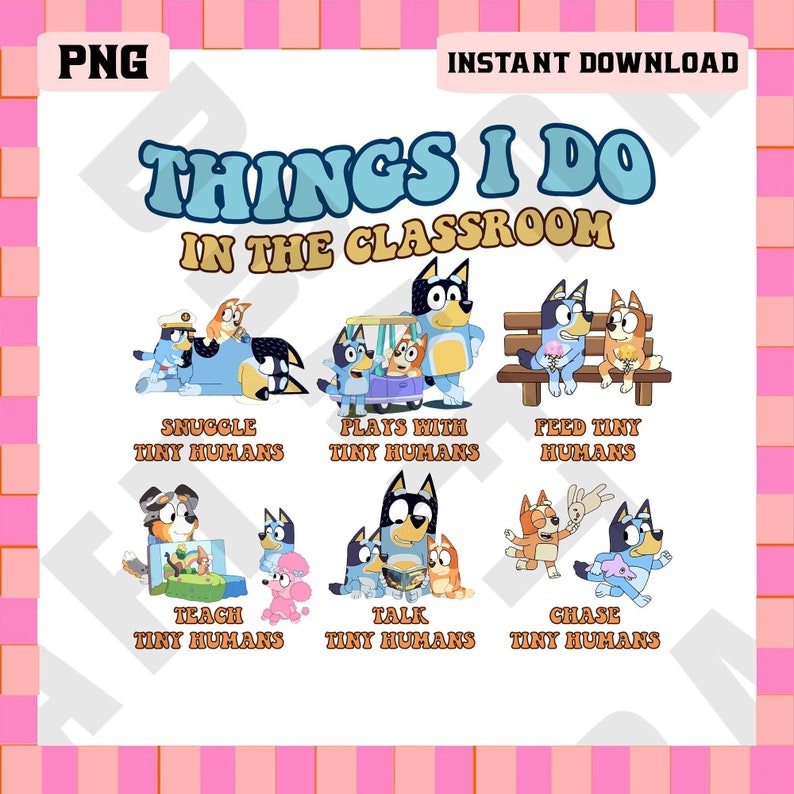 Bluey Classroom Decor at Samuel Mcintosh blog