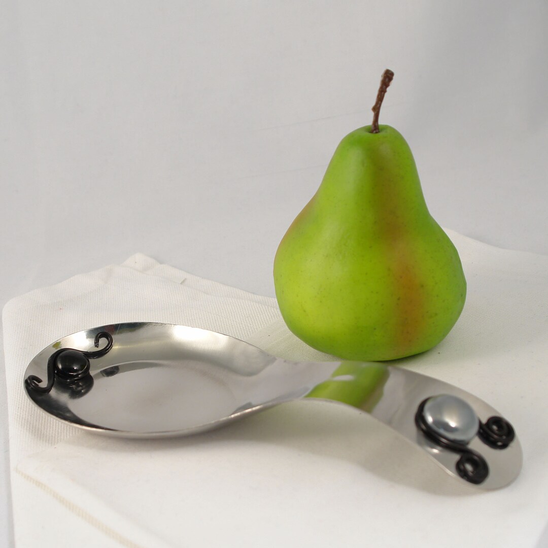 Spoon Rest, Stainless Steel Spoon Rest, Kitchen Stove Spoon Rest ...