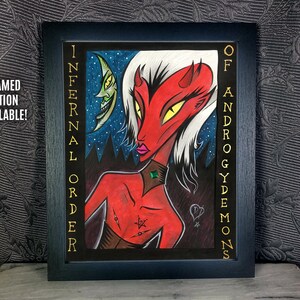 Infernal Order of Androgydemons - Fine Art Print - Etsy