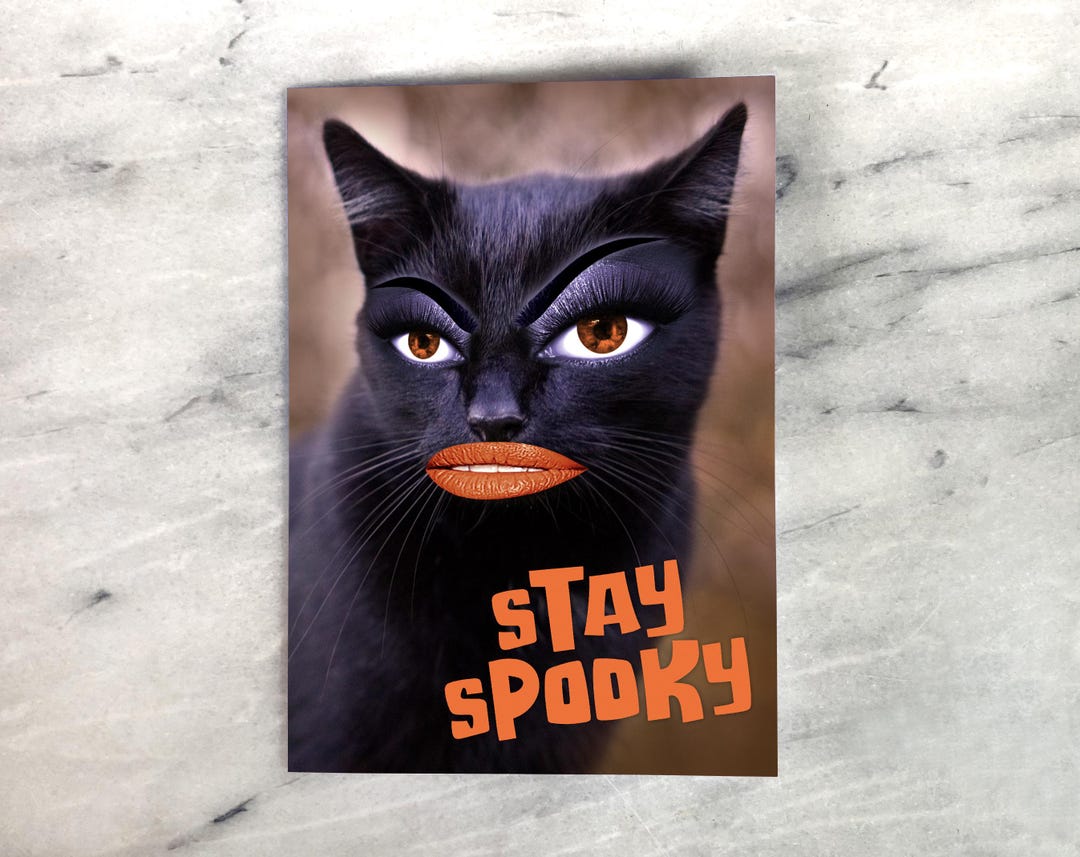 Stay Spooky Greeting Card - Etsy