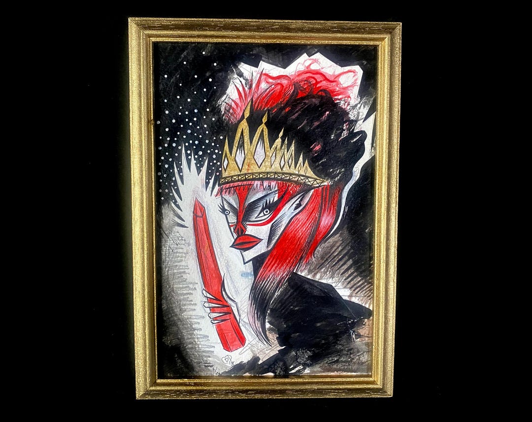 Crystal Bender - Painting by Shadowpuffs - Etsy