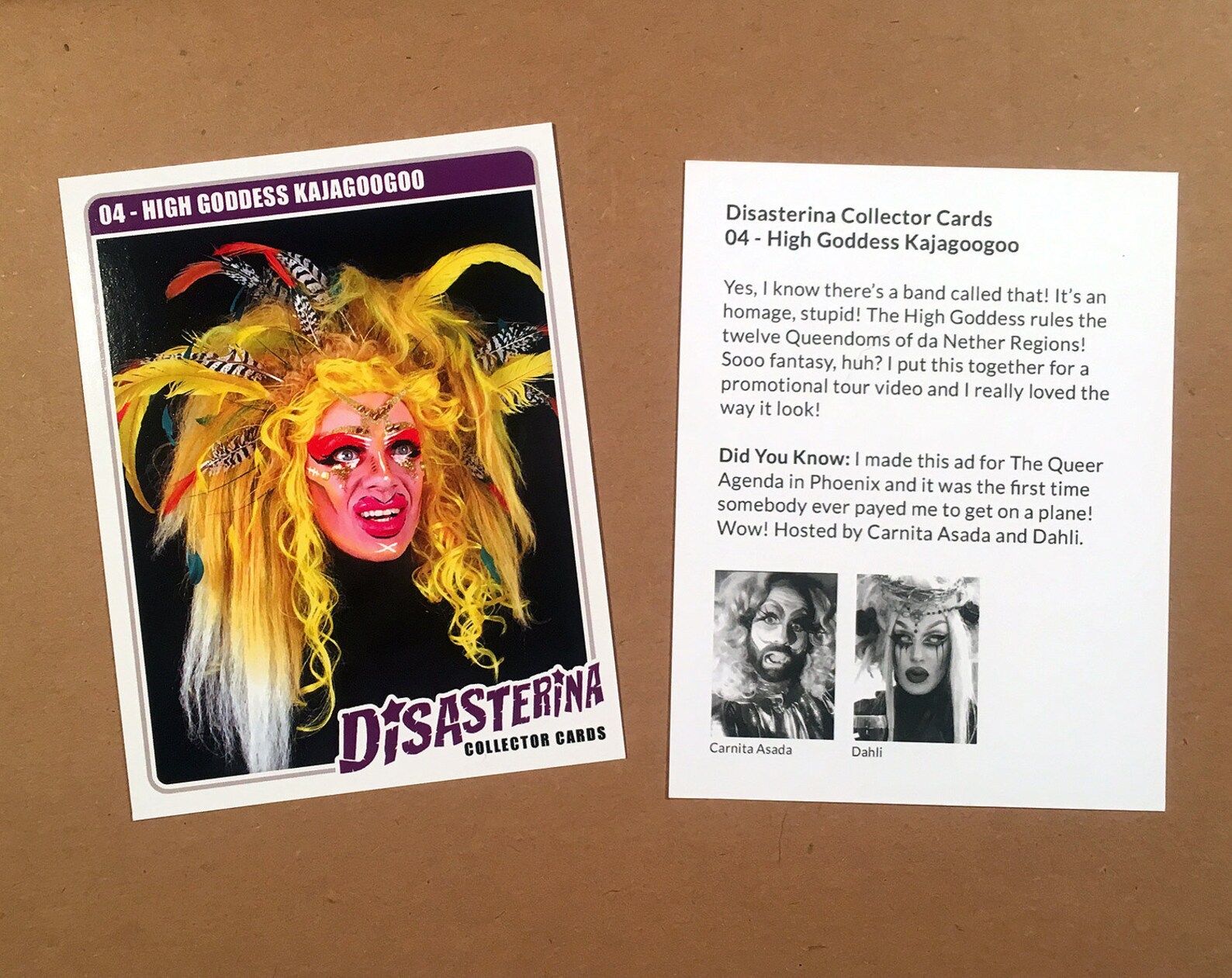 Disasterina Collector Cards Pack 01 - Etsy