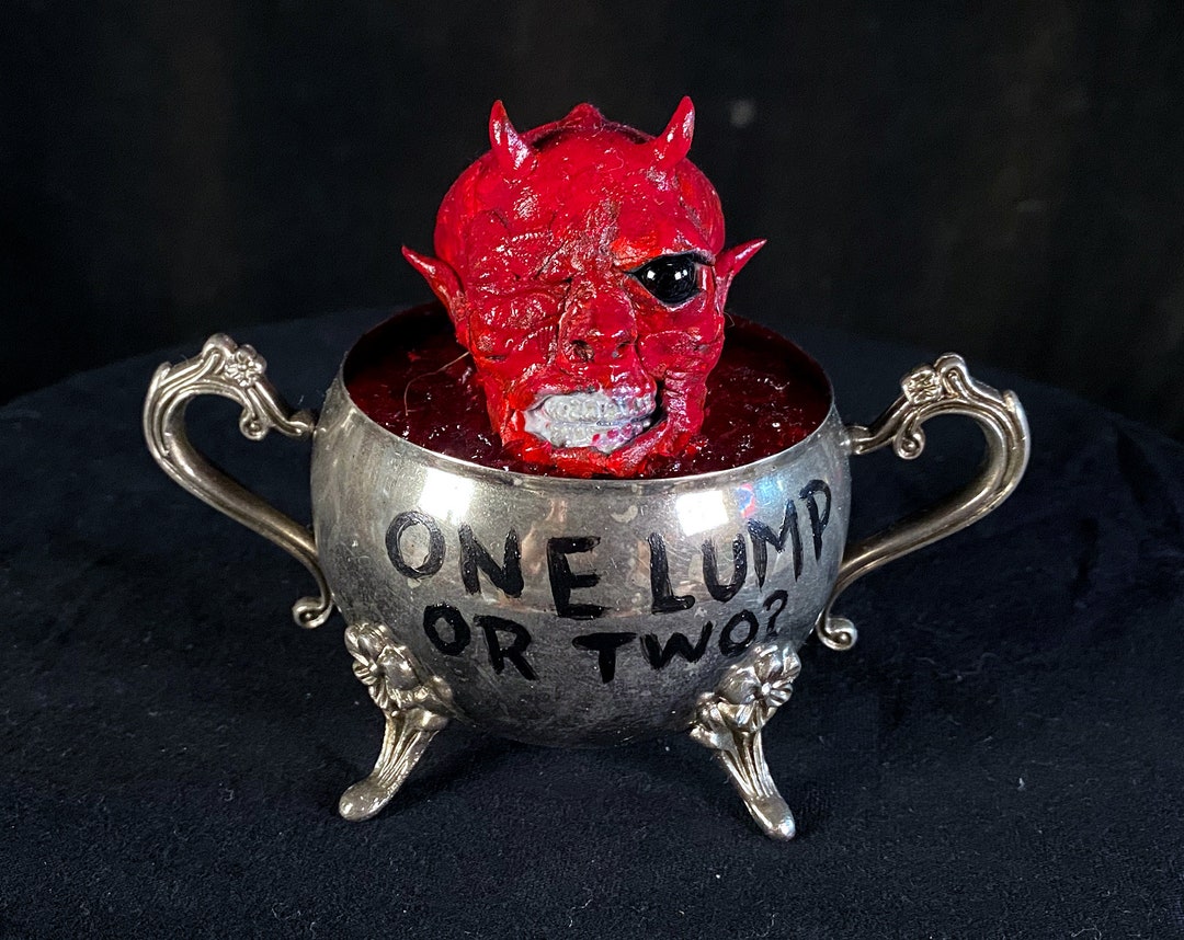 One Lump or Two Fancy Demon by Shadowpuffs - Etsy