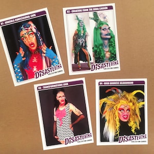 Disasterina Collector Cards Pack 01 - Etsy