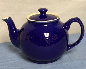 Cobalt blue teapot | Etsy