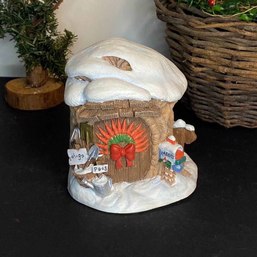 Vintage Disney, rabbit's Howse Winnie the Pooh Hinged House 1995 - Etsy