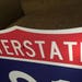 Vintage Original INTERSTATE 81 Sign Highway Shield NEW OLD Stock Metal ...