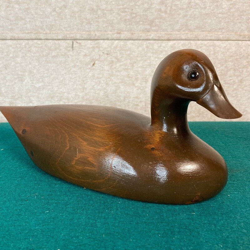 Carved Wood Duck - Etsy