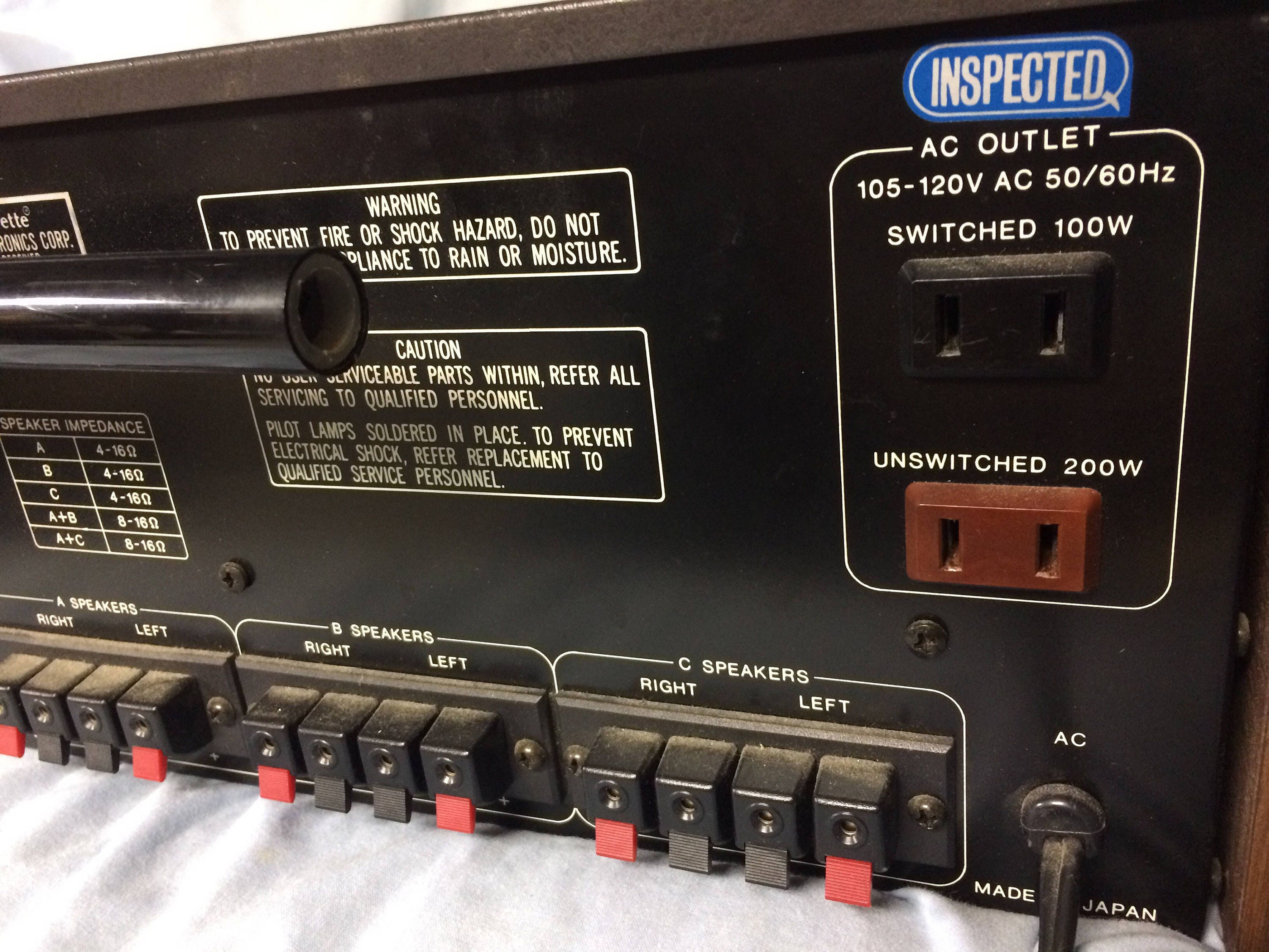Vintage Lafayette LR 5555 A Stereo AM Fm Receiver Tuner Vintage Electronics Vintage Lafayette LR 5555 A Stereo AM Fm Receiver Tuner Vintage Electronics