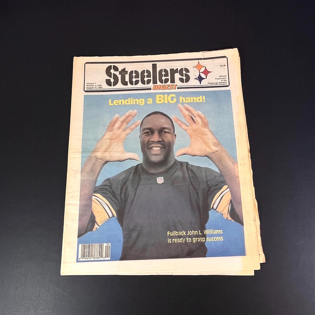 Vintage 1994 Pittsburgh STEELERS DIGEST Newspaper - Etsy