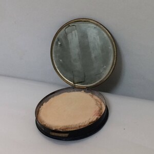 Enamel and Guilloche Mirror, Powder Compact - Etsy