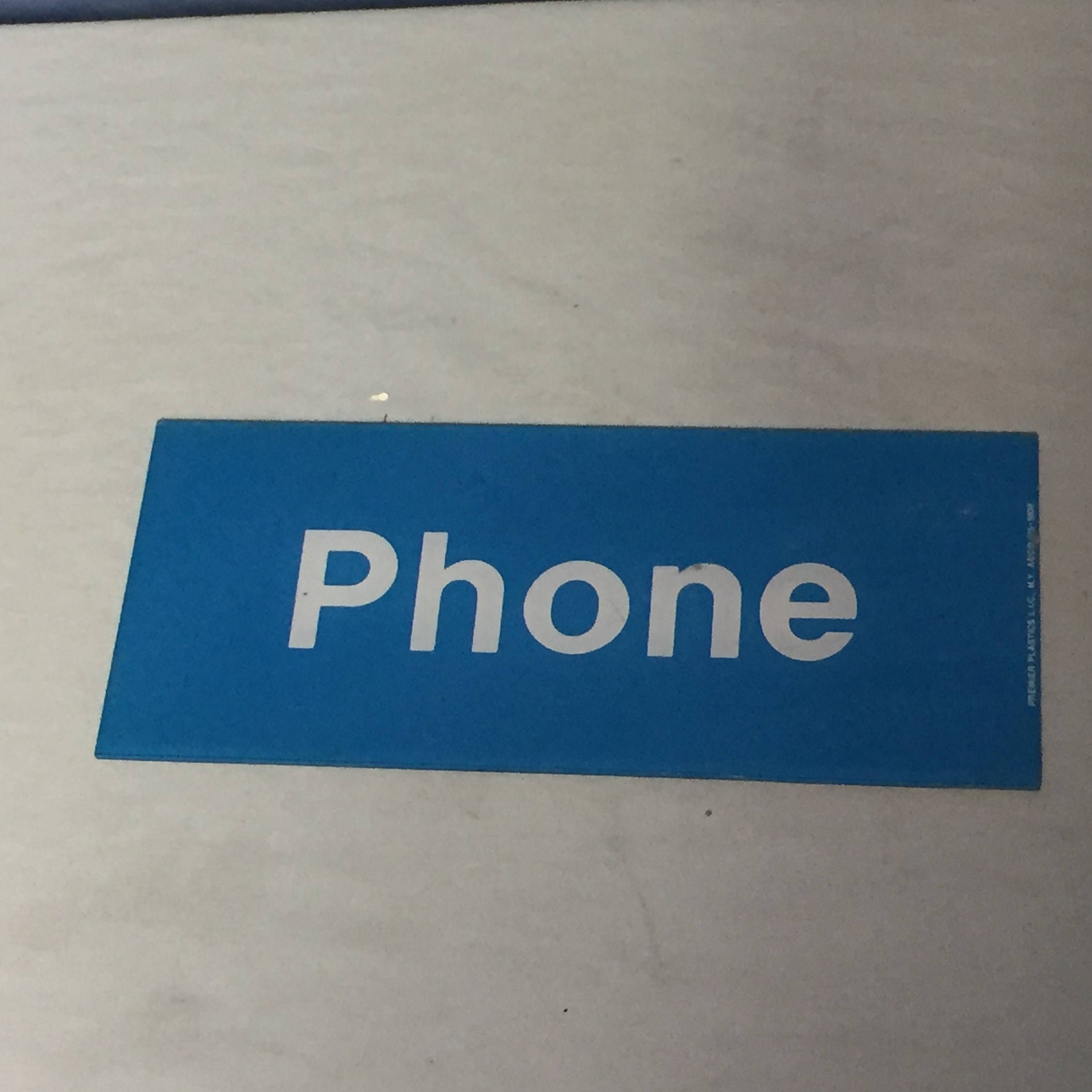 Pay Phone Sign