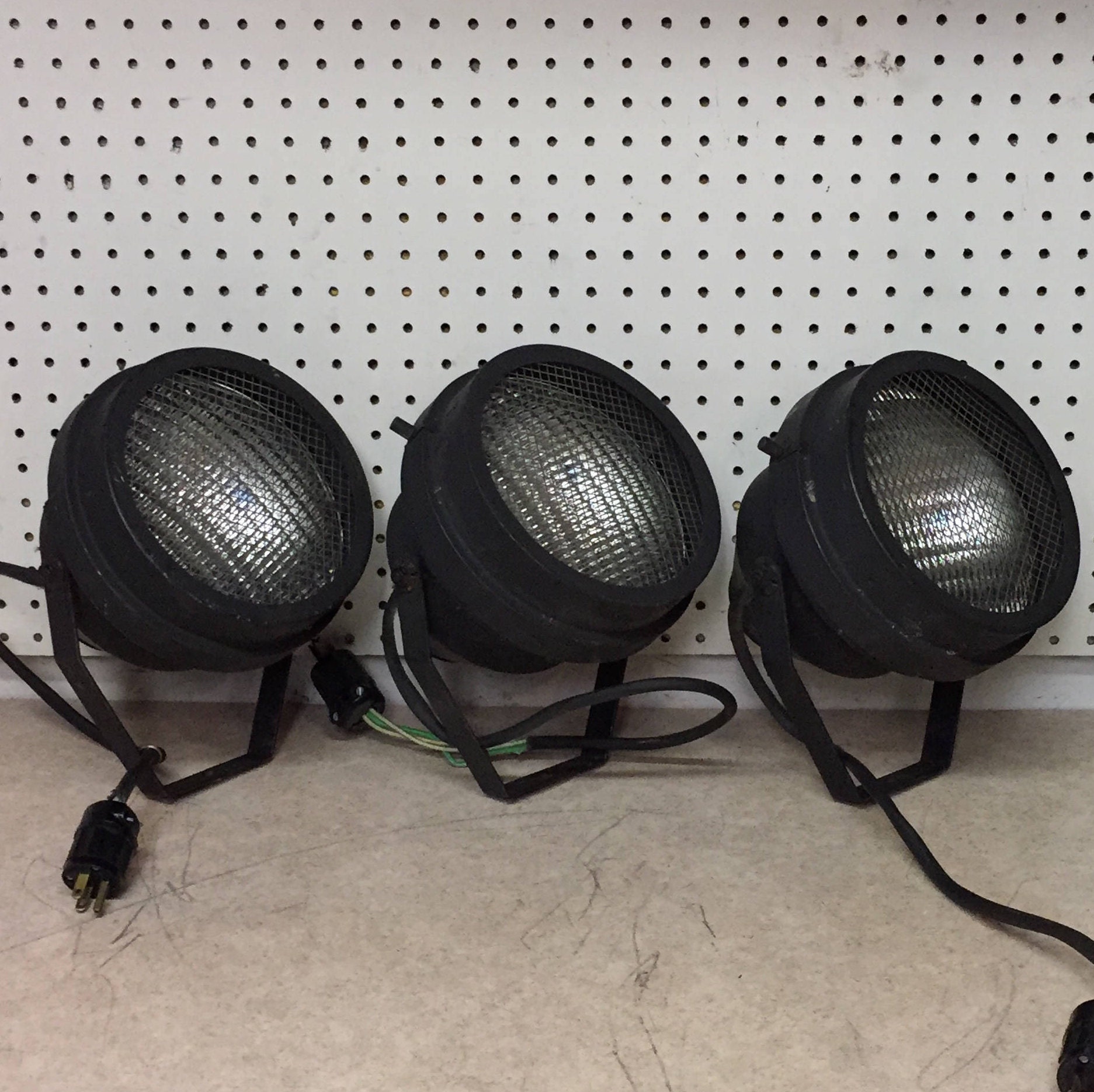 A Set of 3 Stage Theatre Lights, 1000 Watt Spot Lights, LIGHTING ...