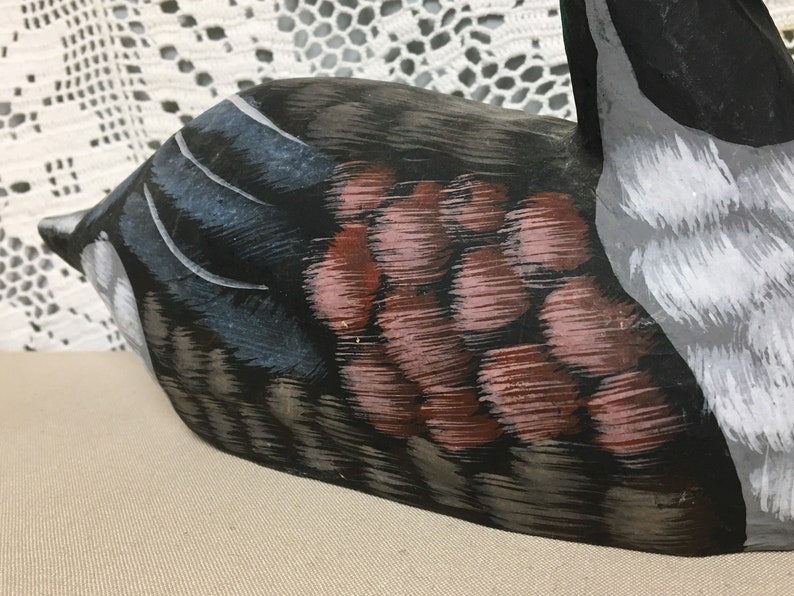 Paper Mache Shoveler Duck Decoy Northern Shoveler Made in - Etsy