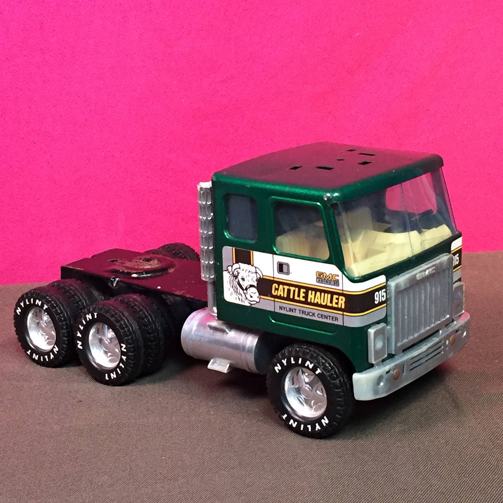 Nylint Tractor Trailer Cab, Cattle Hauler, Semi Tractor Trailer,