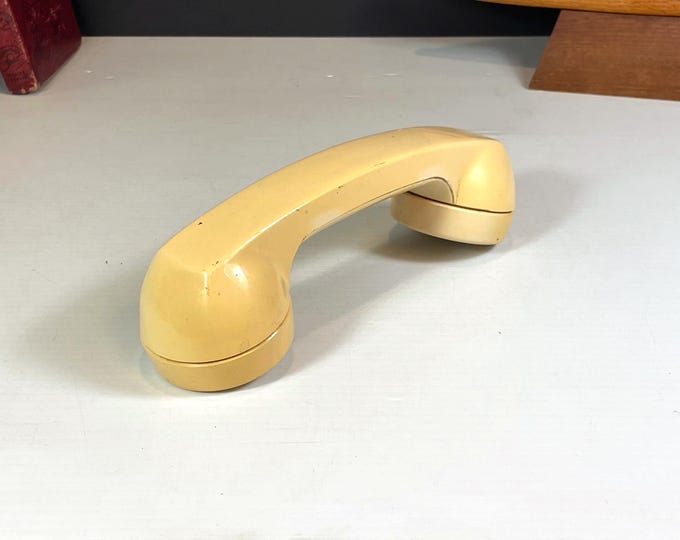 Vintage Western Electric Bell Systems Beige Telephone Handset Receiver ...