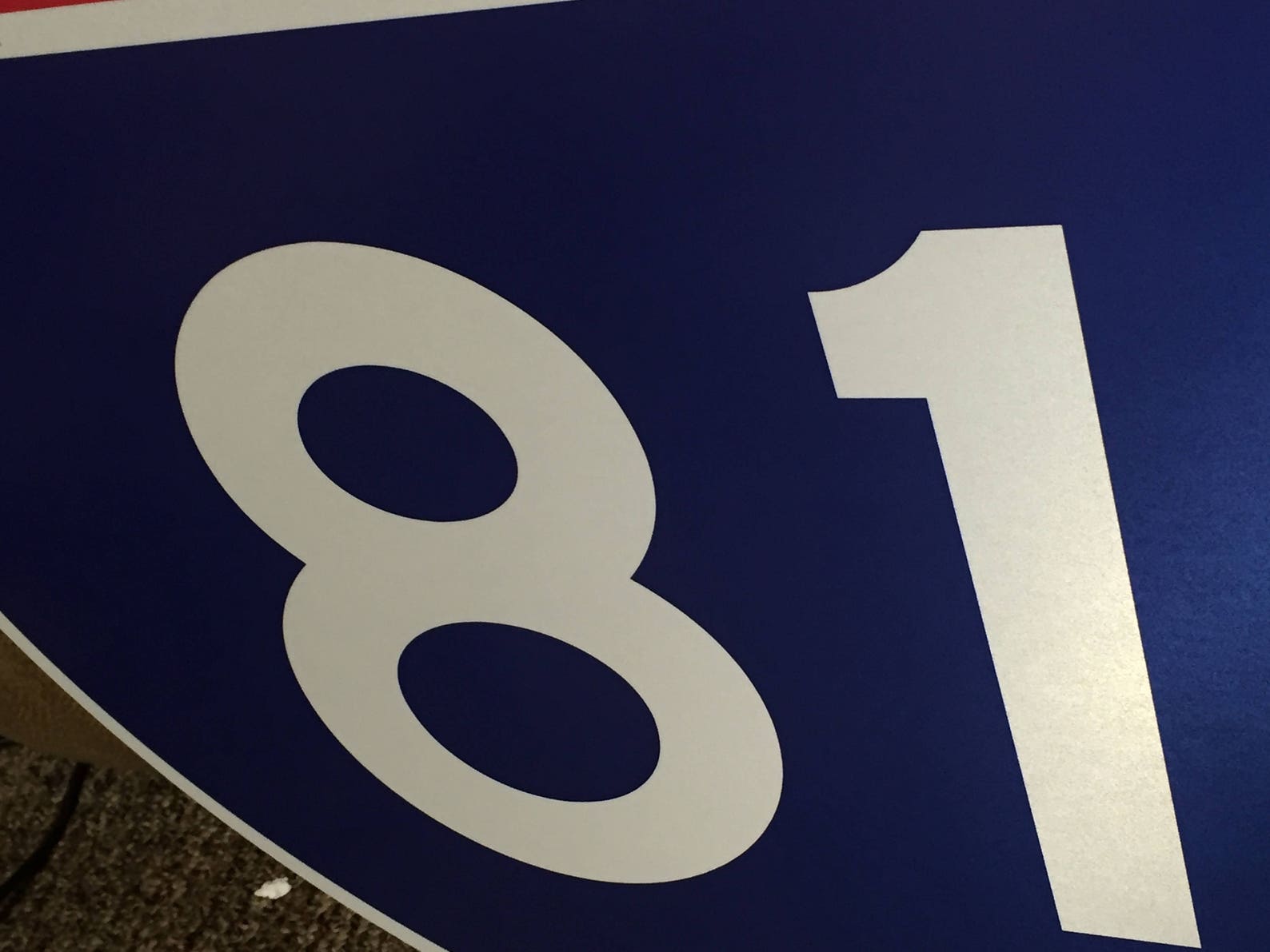 Vintage Original INTERSTATE 81 Sign Highway Shield NEW OLD - Etsy