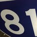 Vintage Original INTERSTATE 81 Sign Highway Shield NEW OLD Stock Metal ...