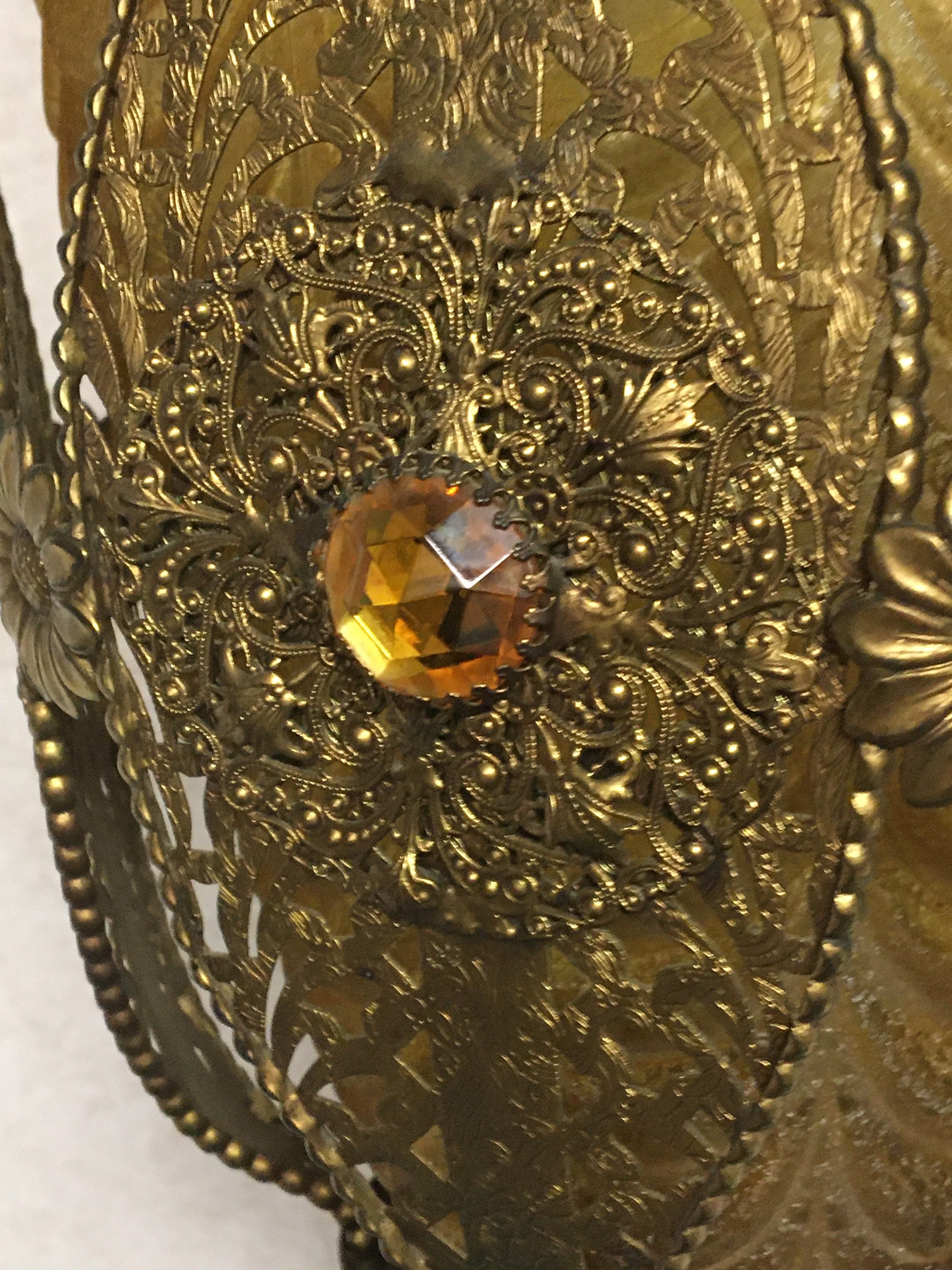 Carl Falkenstein #4086 Mid Century Hanging Light, 1966, Filigree ...