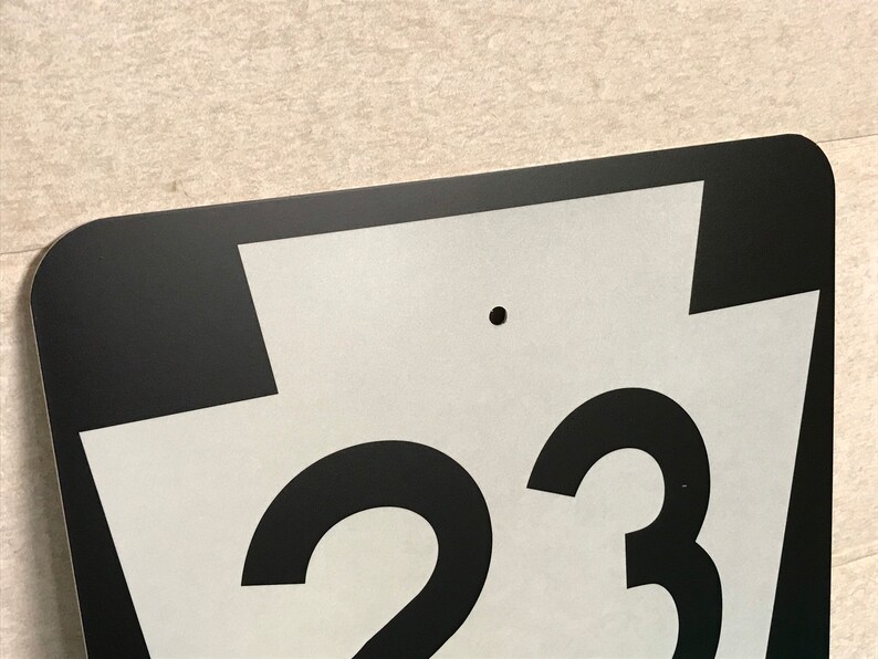 Authentic Pa Route 23 Metal Highway Sign Real Road Sign | Etsy