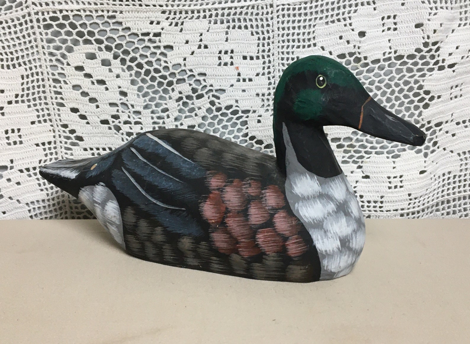 Paper Mache Shoveler Duck Decoy Northern Shoveler Made in - Etsy