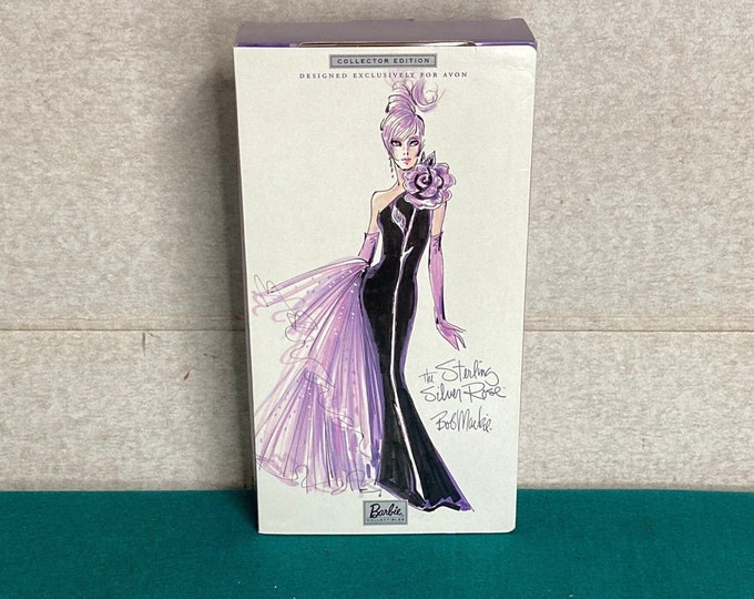 Barbie Doll, Sterling Silver Rose Barbie by Bob Mackie, Collector ...