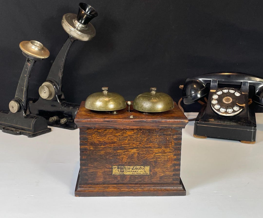 1920's Western Electric Telegraph Train Ringer Box Type 127B, Brass ...