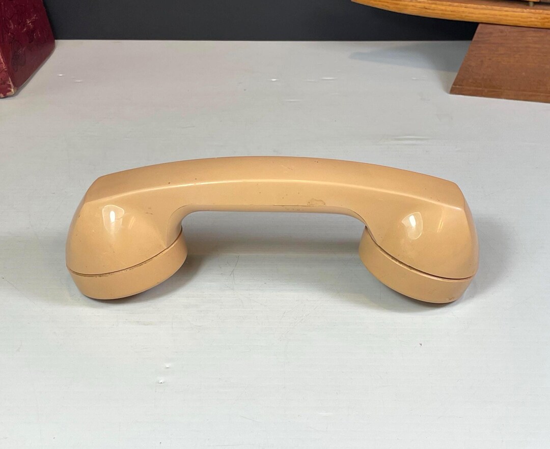 Vintage ITT Tan Telephone Handset Receiver Part - Etsy