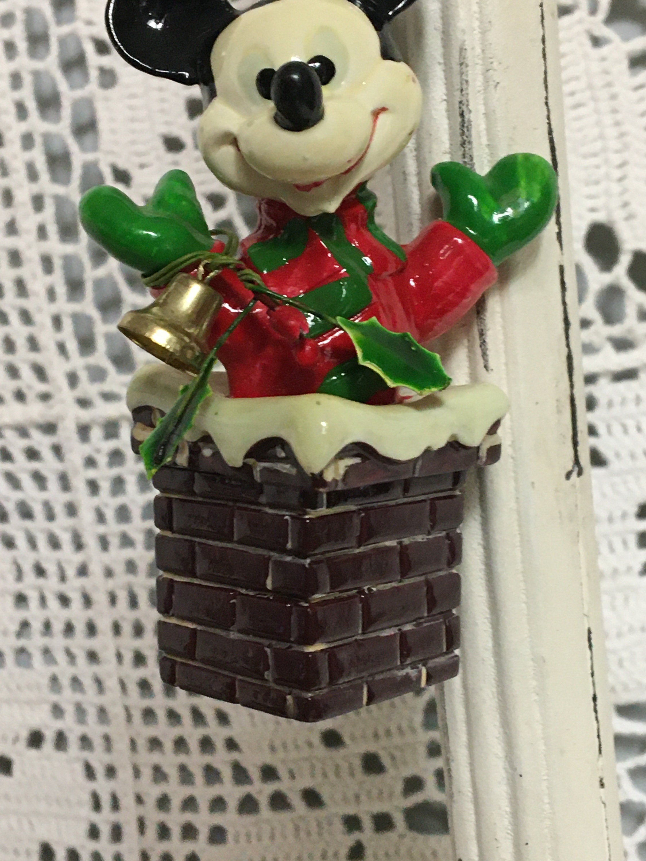 Mickey Mouse in Chimney Holding Bell, Walt Disney Prod made for Kurt S ...
