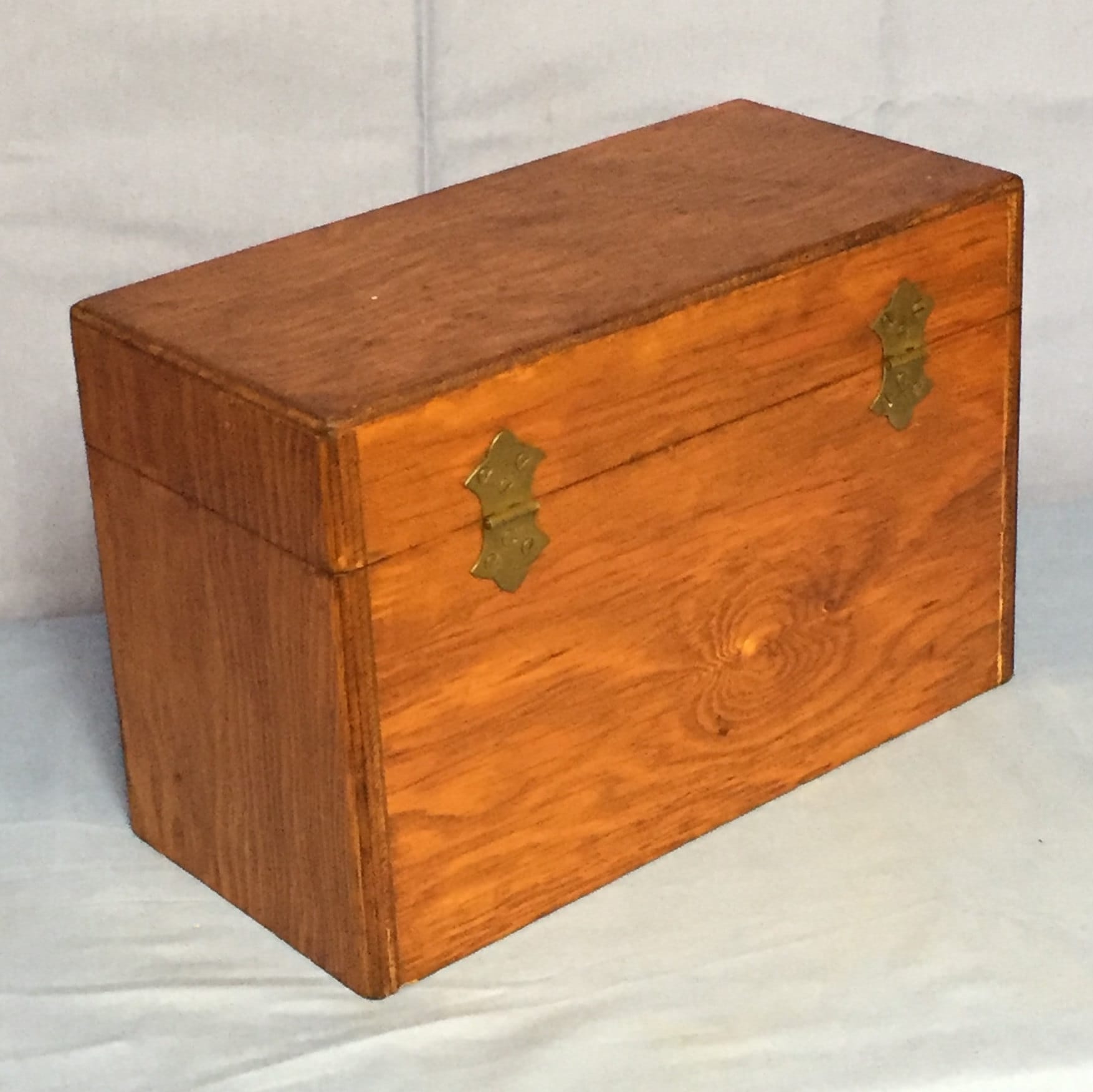 Rustic Wooden Hinged Box Handmade Box Lidded Box Box With Latch Keepsake Box
