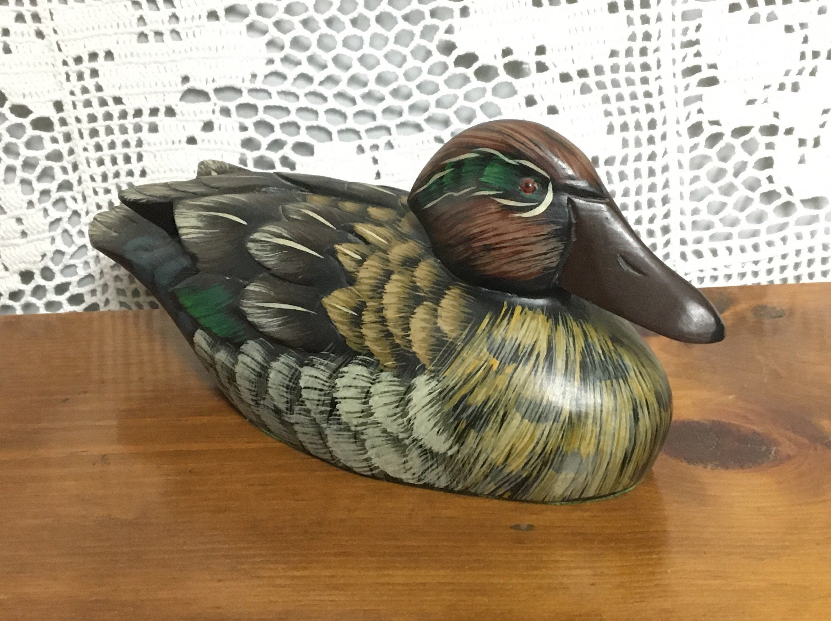 Green Winged Teal Decoy
