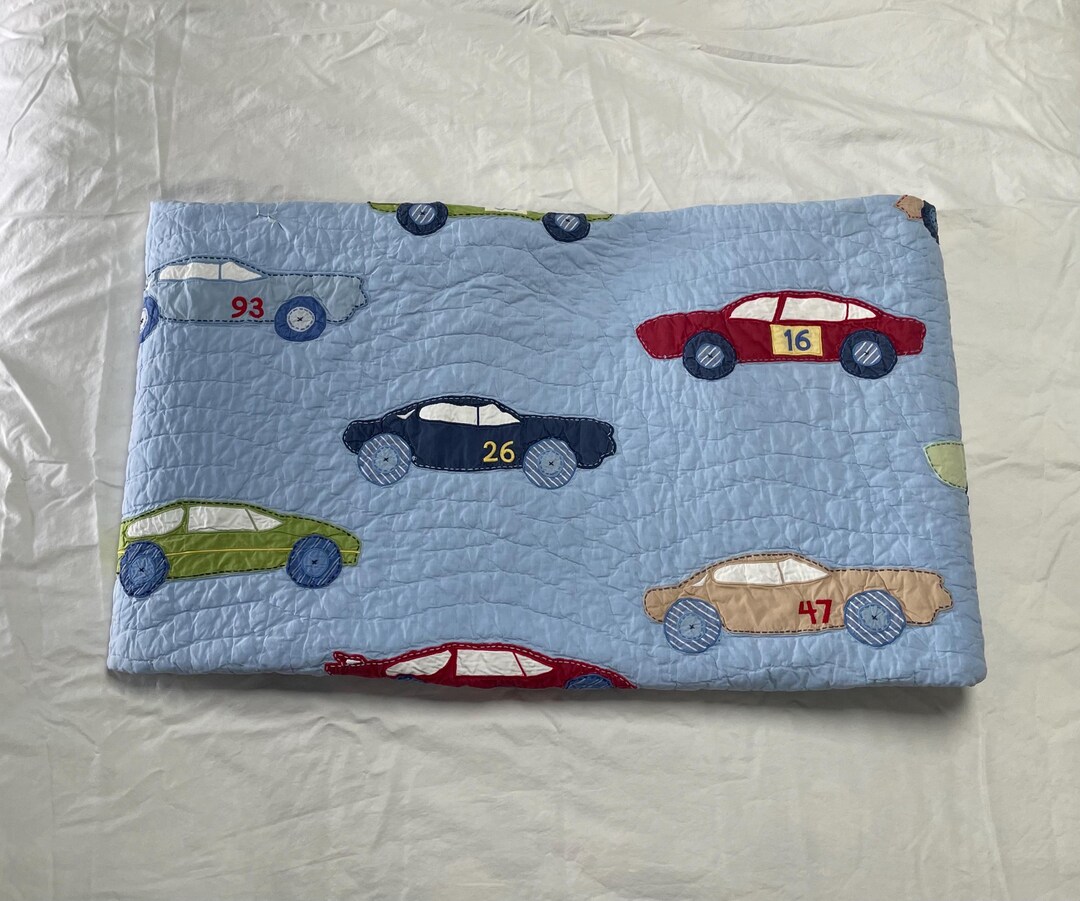 Pottery Barn Kids Racing Car Quilt - Etsy