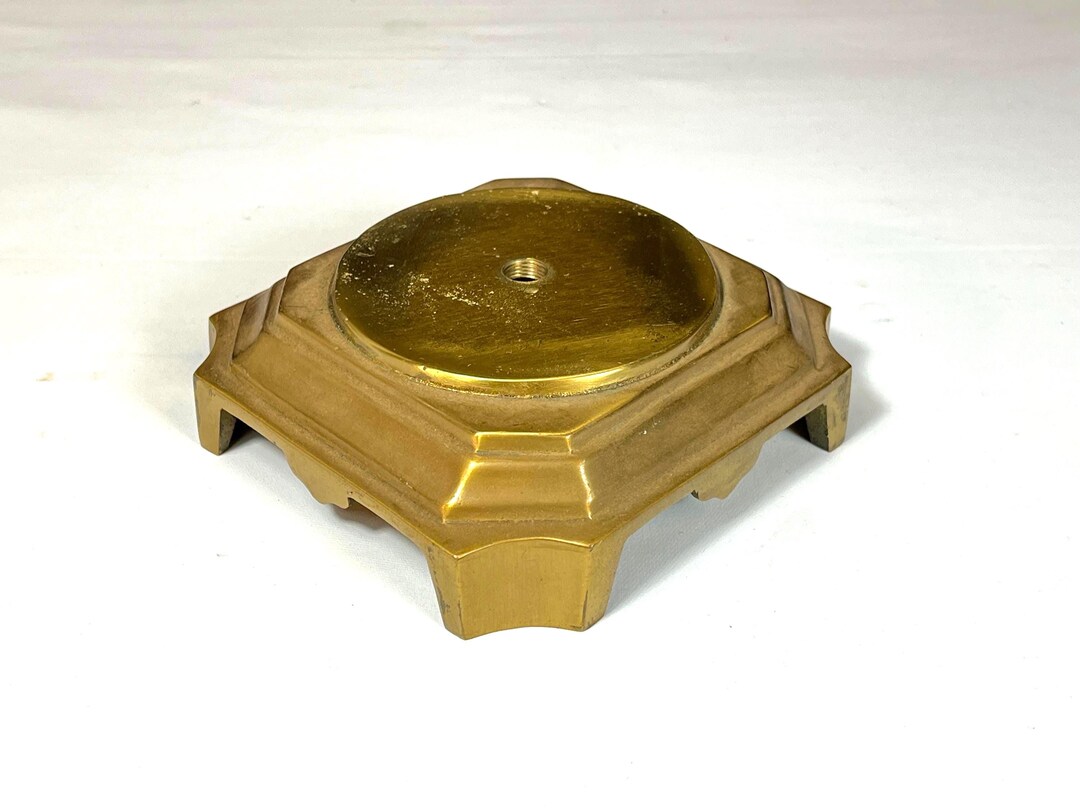 Heavy Brass Footed Table Lamp Base: DIY Project - Etsy