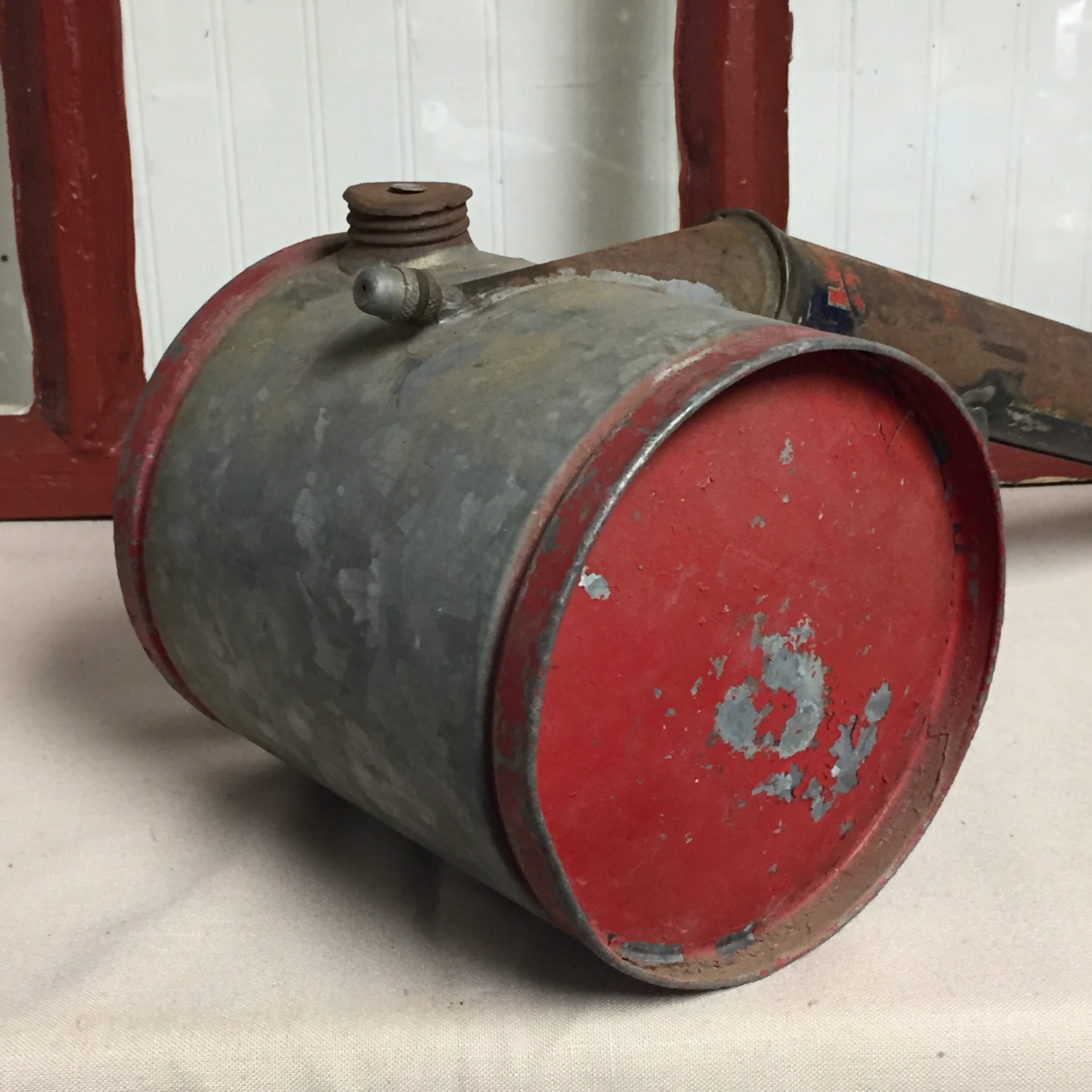 Vintage Galvanized Hudson Garden Sprayer, Primitive Sprayer with ...