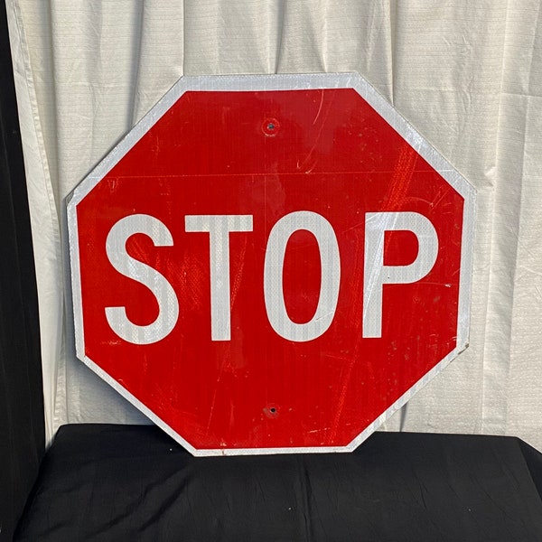 Vintage Stop Sign - Etsy