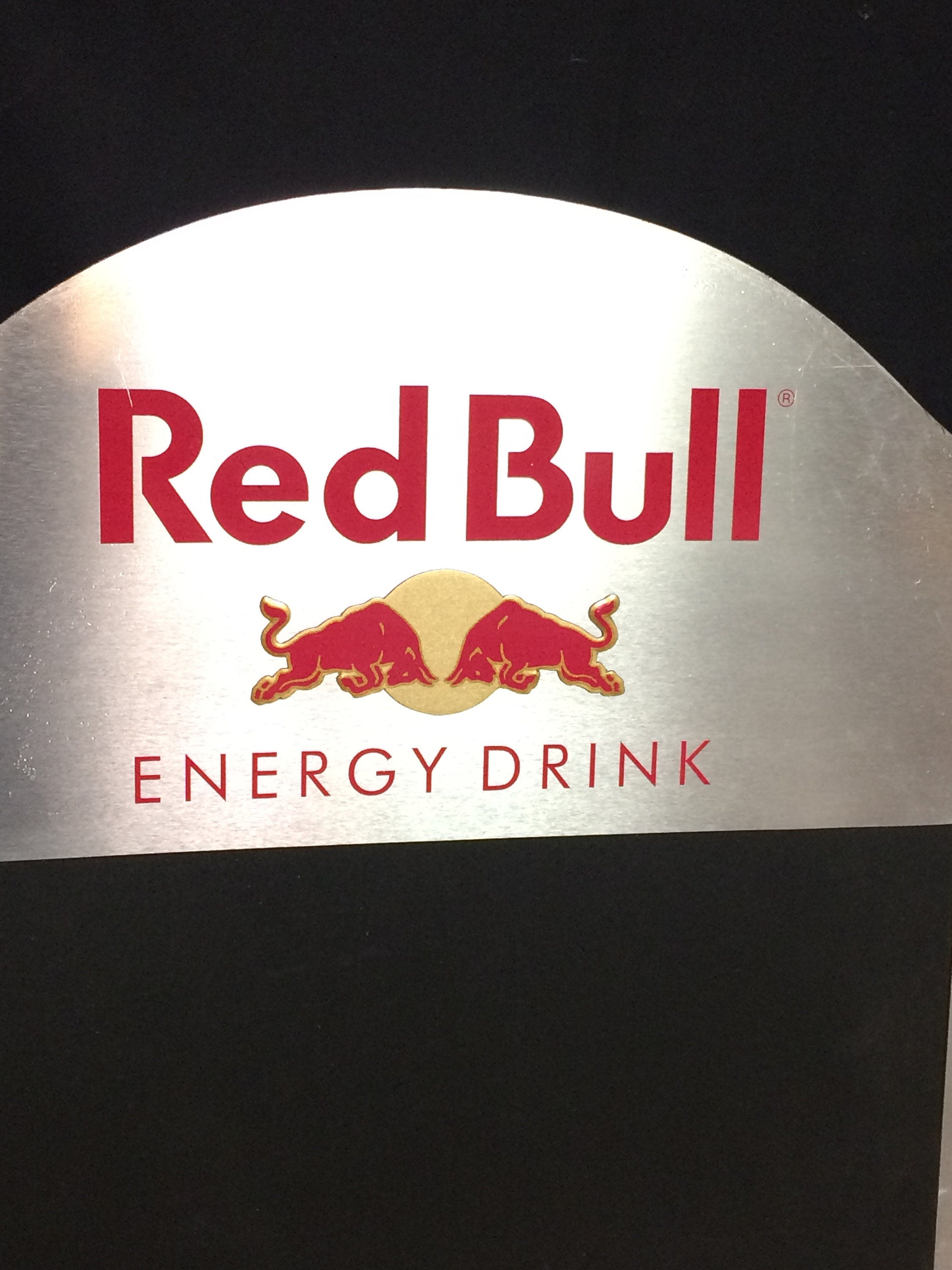 Vintage Metal Red Bull Advertising Erasable Menu Chalkboard, Tavern ...