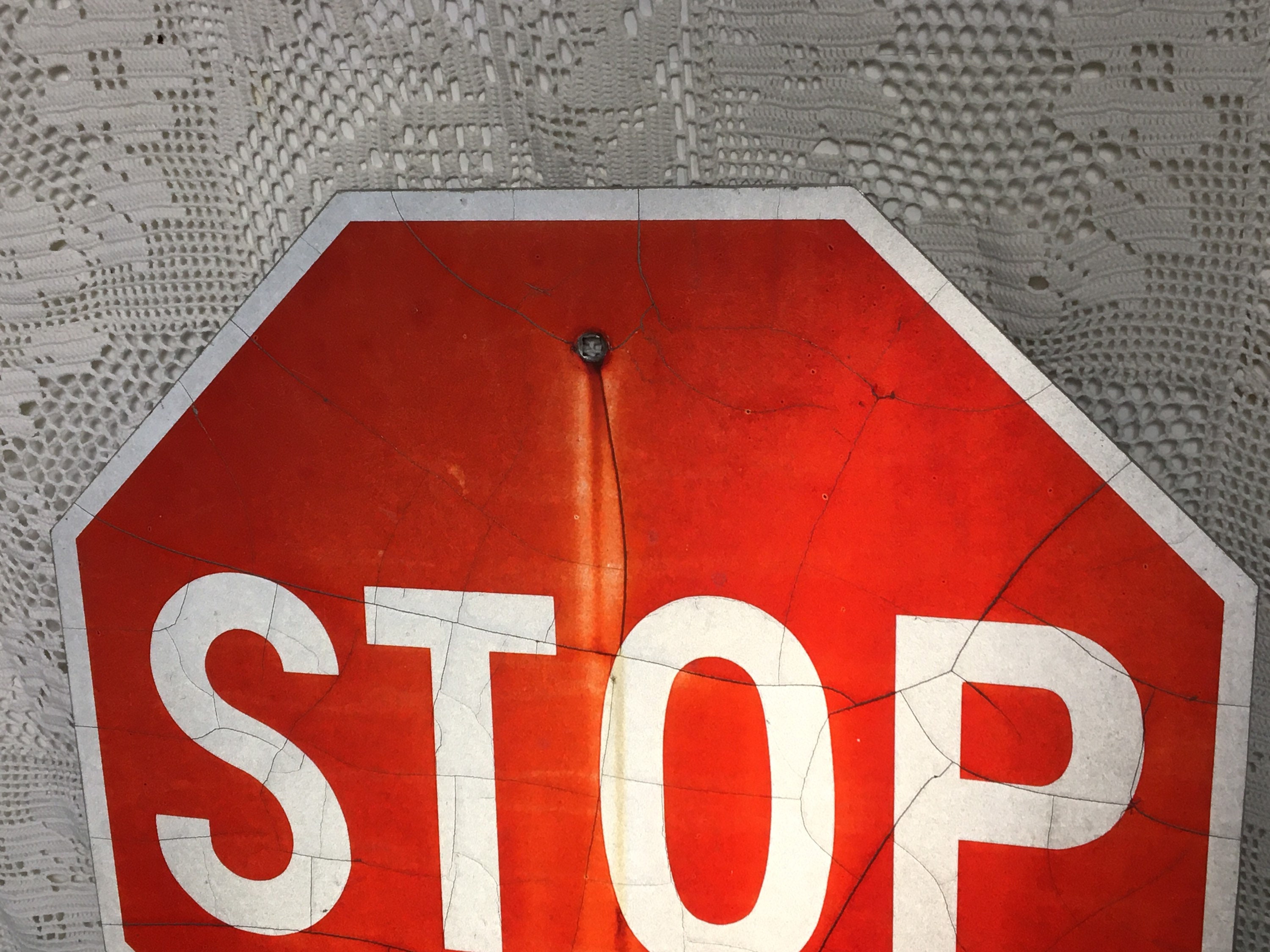 Vintage Metal Stop Sign Authentic Original Red 24 X 24 Man Cave Wall vintage-metal-stop-sign-authentic-original-red-24-x-24-man-cave-wall