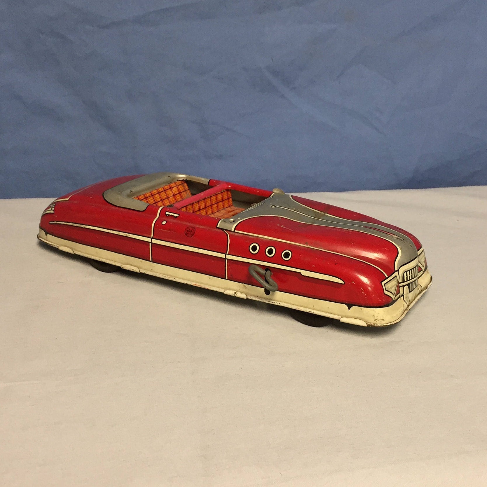 Vintage Marx Toys 1950's Wind-Up Convertible D-6581 Roadster Tin Toy ...