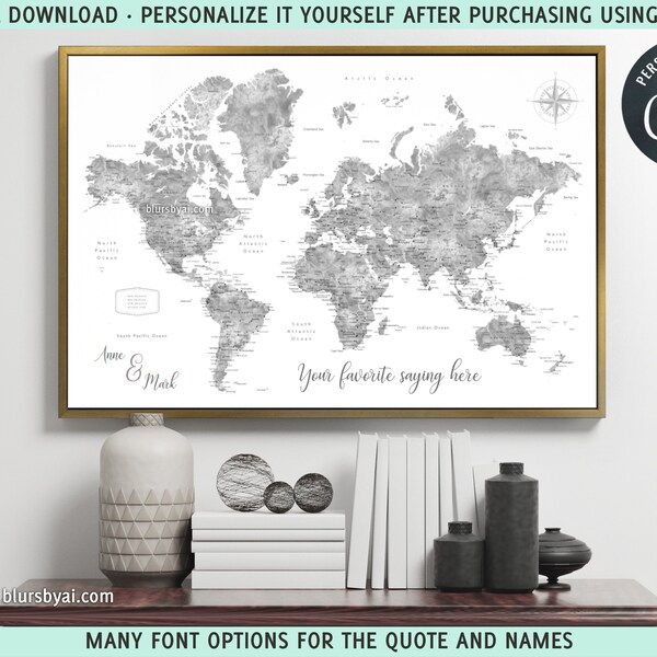 World Map Gifts - Etsy