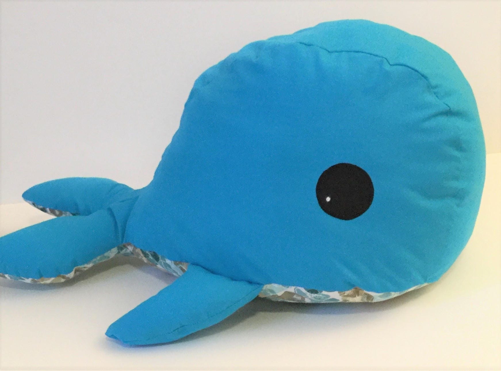 Whale Sewing Pattern Stuffie PDF File DIY Whale Plush | Etsy