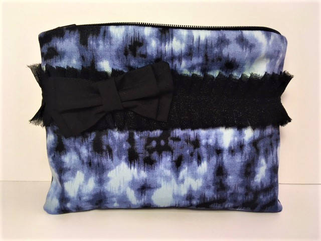 Make up Case With Bow Sewing Pattern PDF File | Etsy