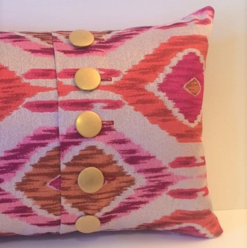 5 Button Pillow Sewing Pattern PDF File - Etsy