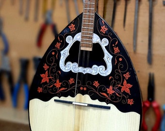 Classic 6 String Bouzouki | Handmade Traditional Six String Trichordo ...